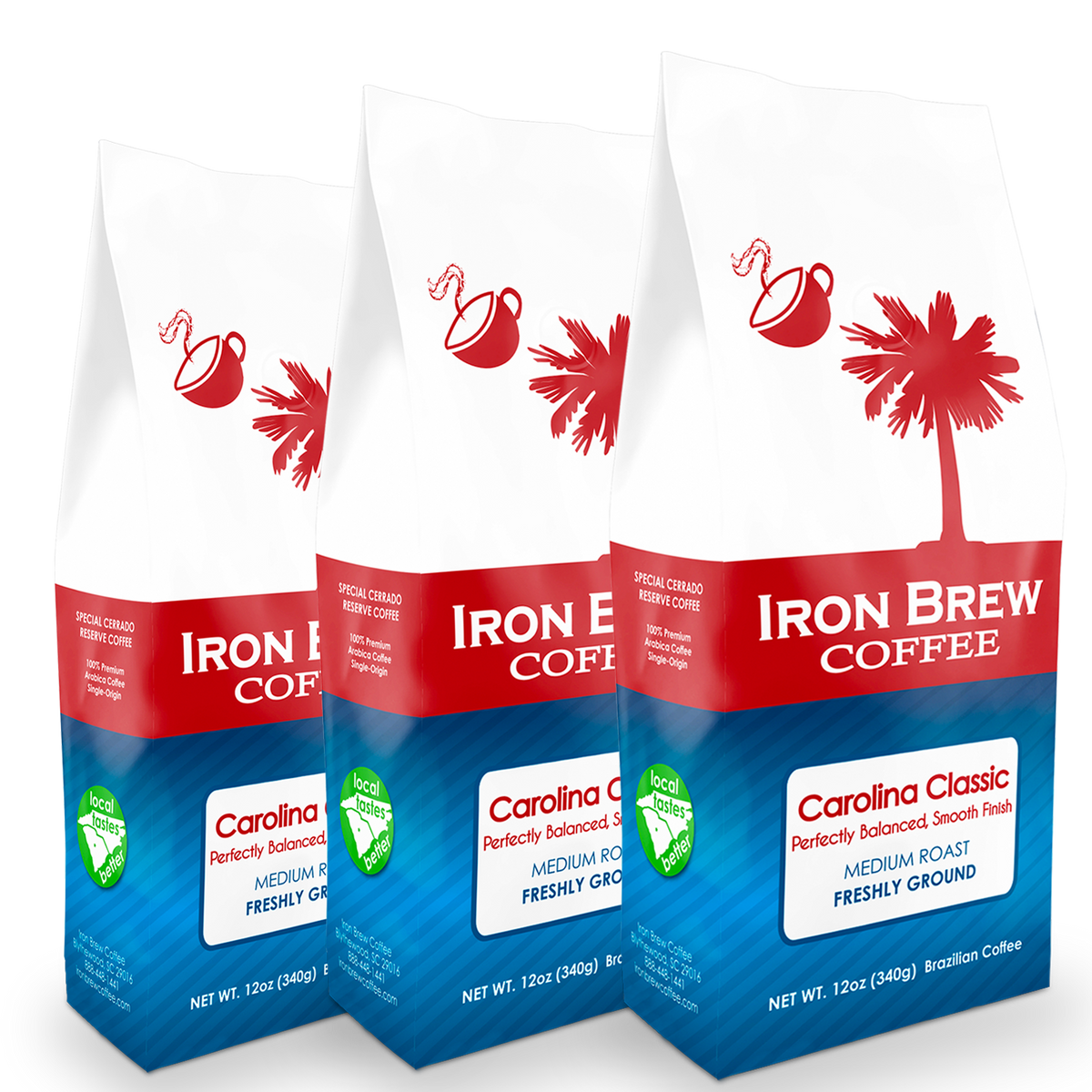 Medium Roast 3X Ground – Iron Brew Coffee
