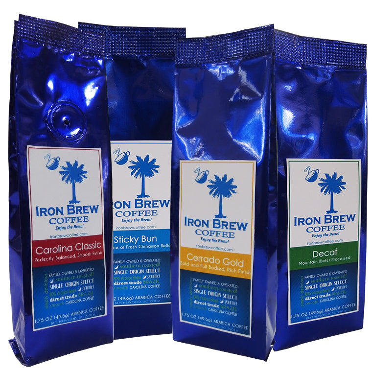 Mini 1-Pot Packs | 50ct (MEGA) | Gift Item – Iron Brew Coffee