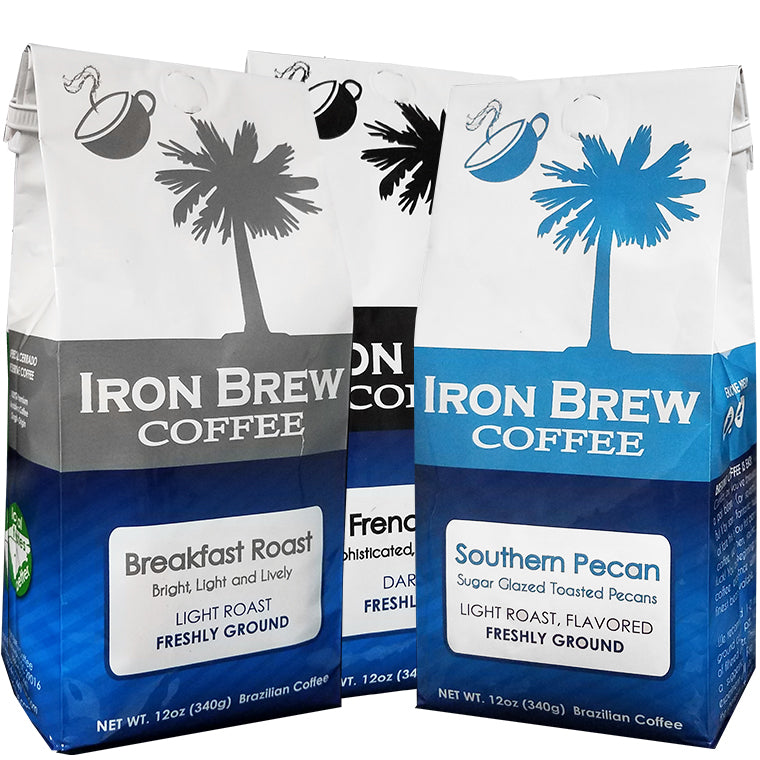 3-in-1 Coffee Pack – Iron Brew Coffee